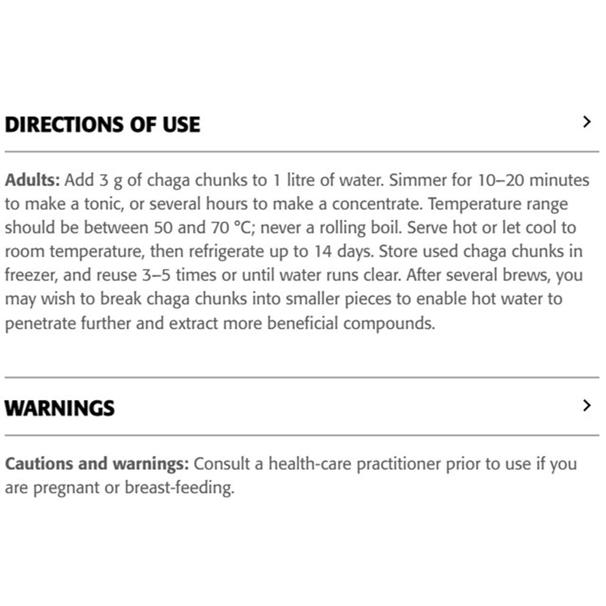 New Roots Chaga Tea 100g – Wellness Market