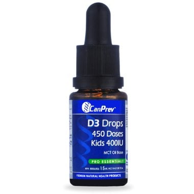 Kids D3 Drops 400iu 450 Drops – Wellness Market