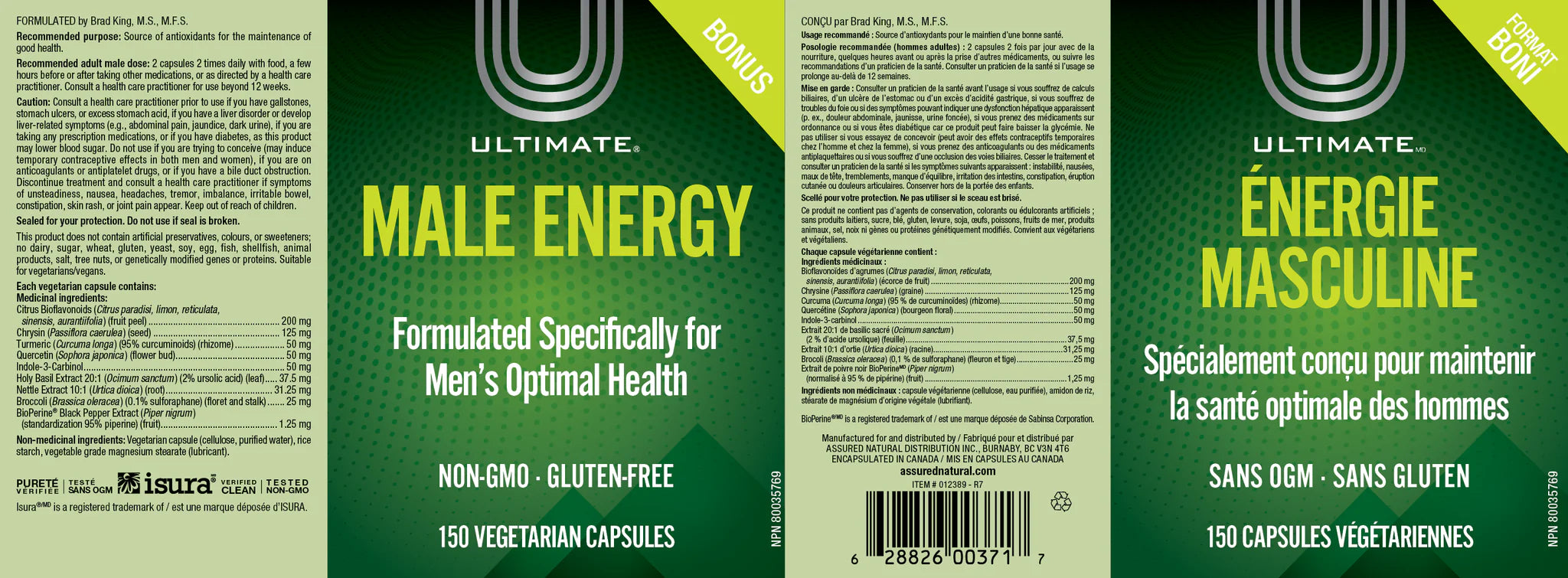 Ultimate Male Energy Bonus 150 caps – Wellness Market