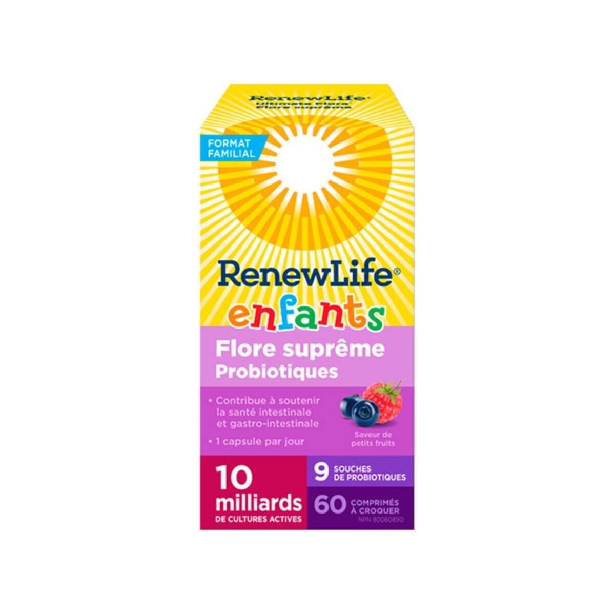 Renew Life - RenewLife - Kid's Ultimate Flora Probiotic - 60 Chewable ...