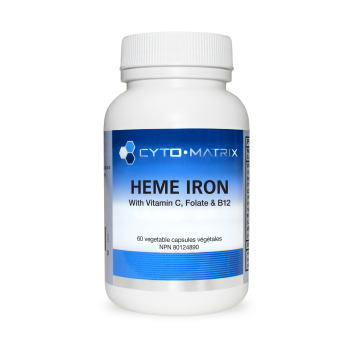 Cyto Matrix Heme Iron with Vit C, Folate & B12 60 vcap – Wellness Market