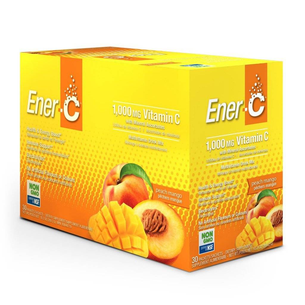 Ener-C Vitamin C 1000mg- Peach Mango 30 packets – Wellness Market
