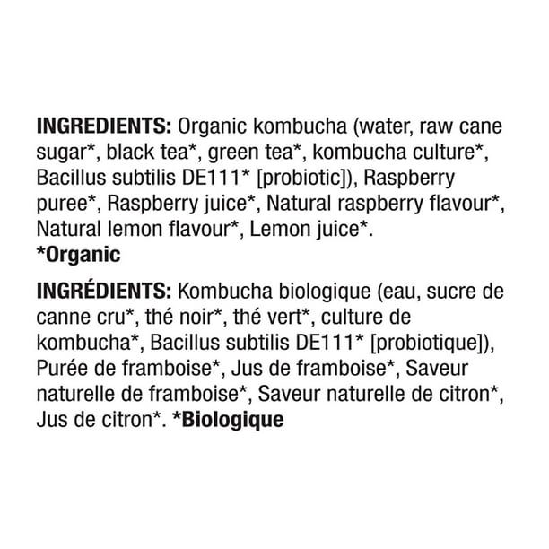 Cove Kombucha Raspberry Lemonade 355ml – Wellness Market