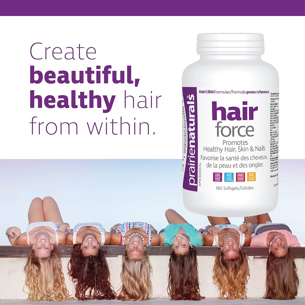 Prairie Naturals - Hair Force - 180+20 softgels – Wellness Market