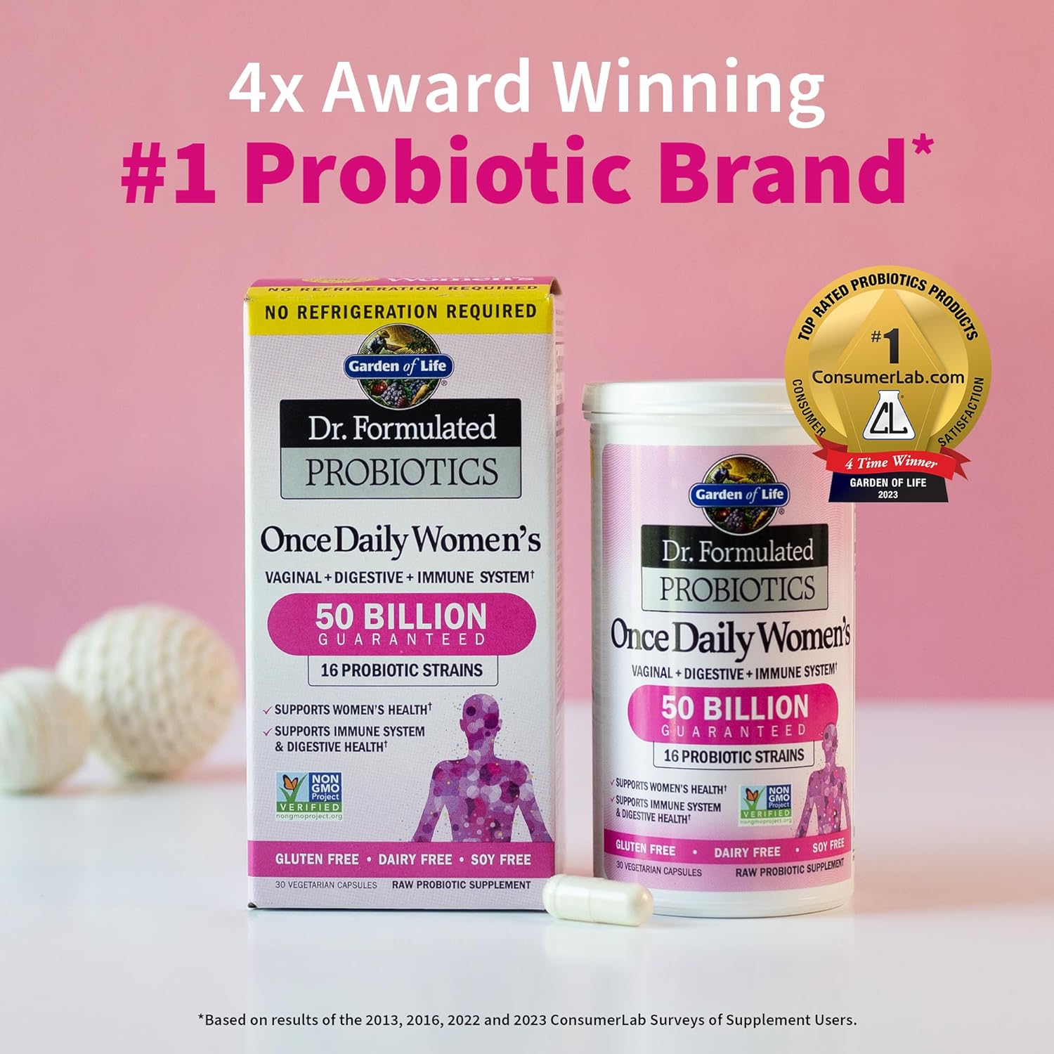Dr. Formulated Probiotics Once Daily Women's 50 Billion 30 vcaps ...