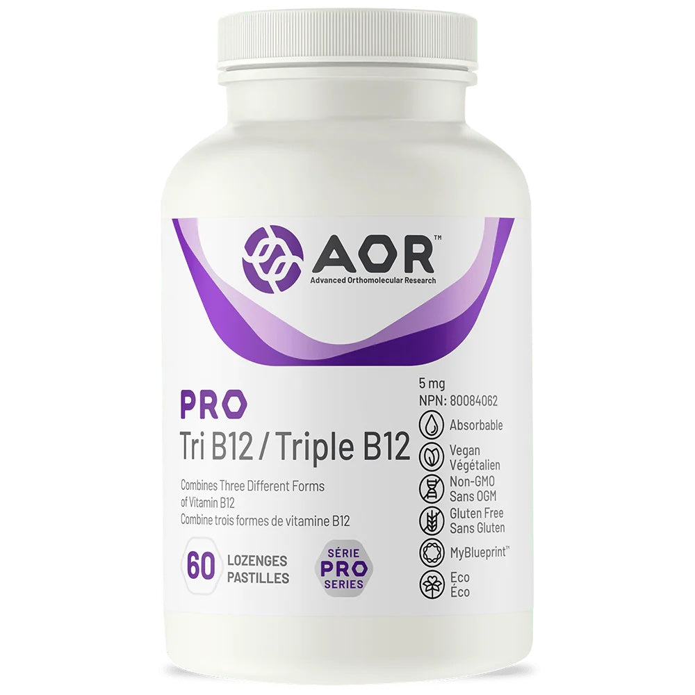 AOR PRO - Tri B12 - 60 lozenges – Wellness Market