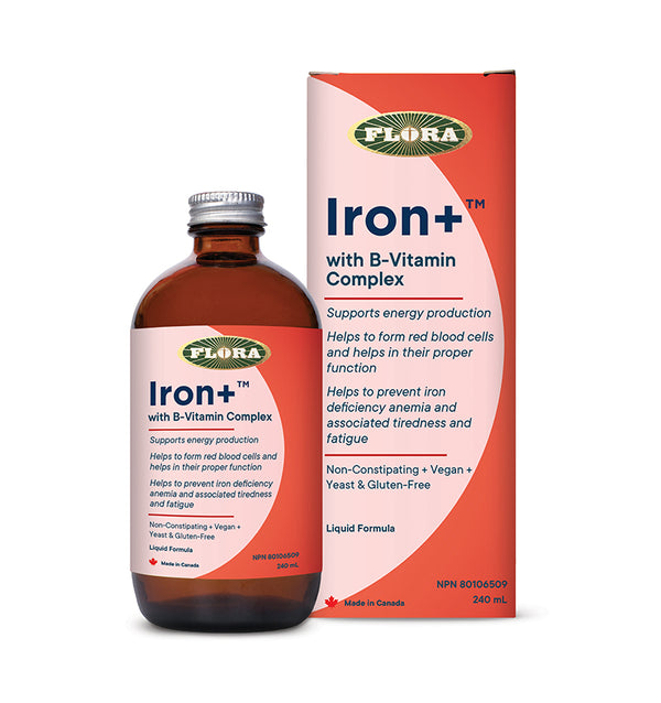 Flora Iron+ with B-Vitamin Complex 240ml – Wellness Market