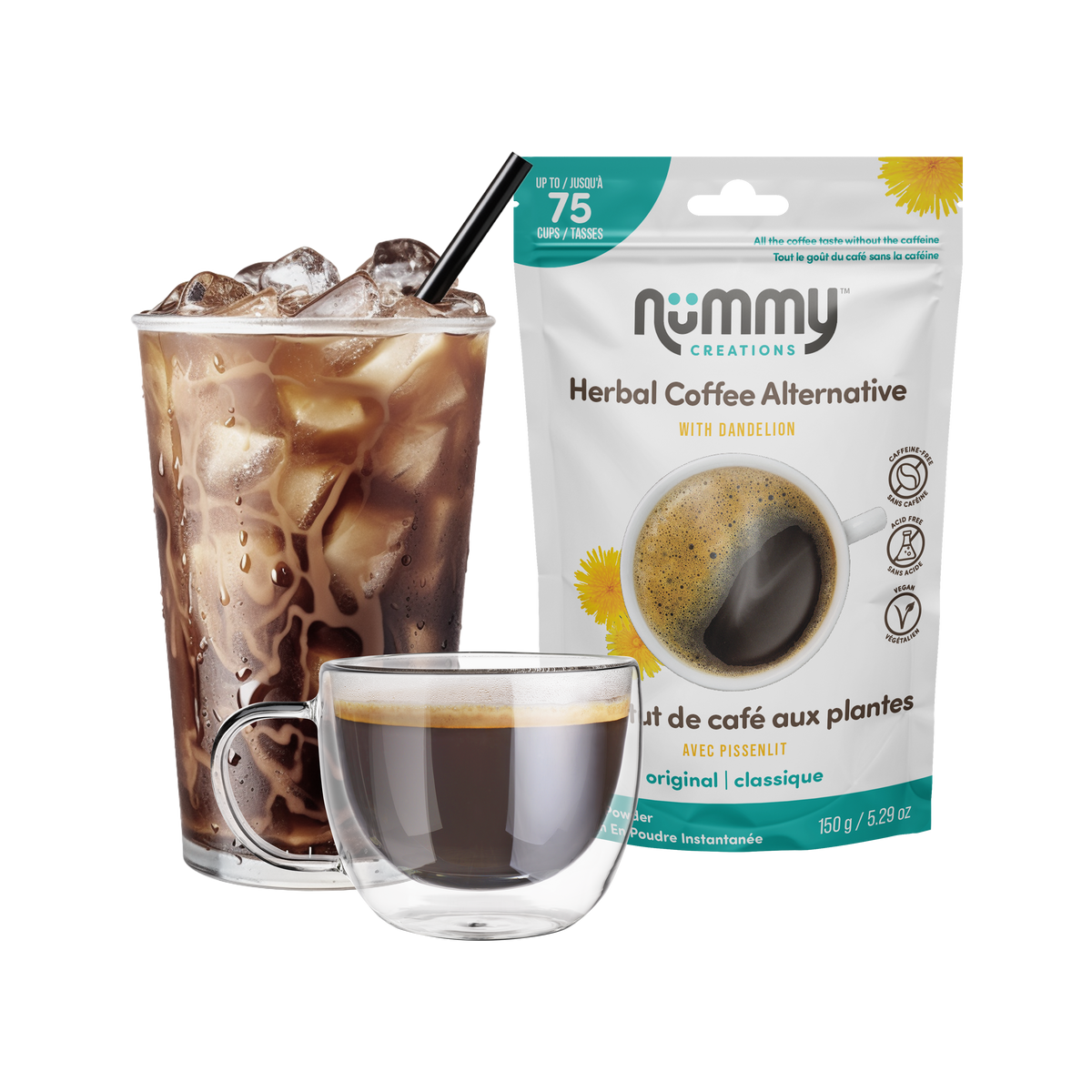 Nummy Creations Original Herbal Coffee Alternative 150g – Wellness Market