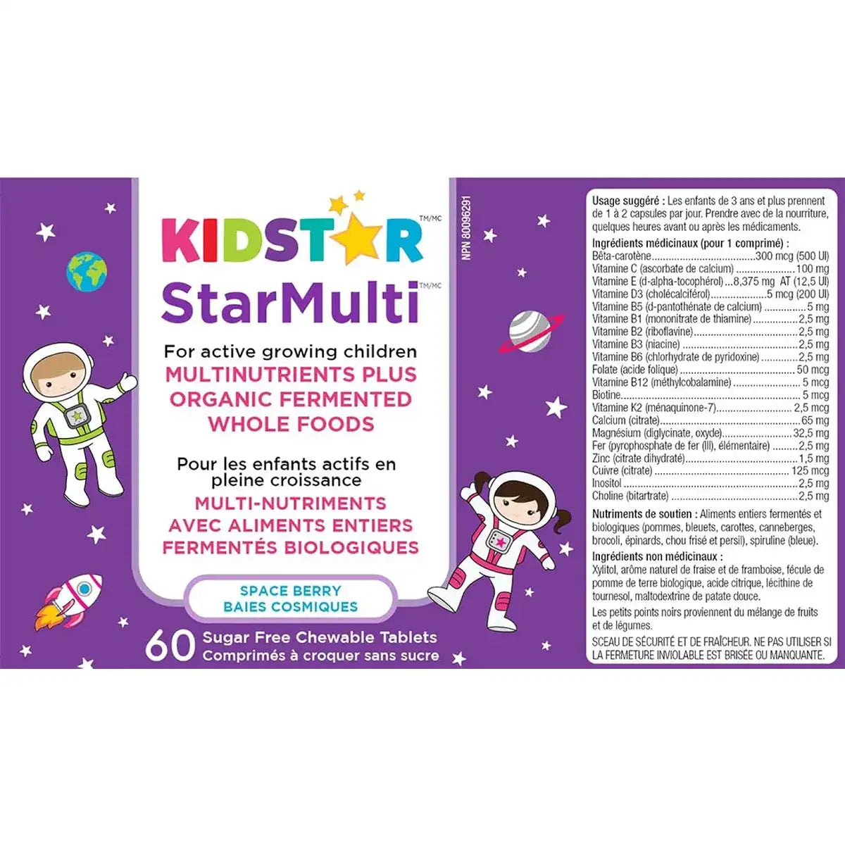 Kidstar StarMulti Pure Multi Vitamin and Minerals 60 tablets – Wellness ...