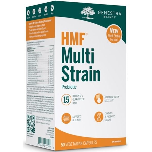 Genestra - HMF Multi Strain Probiotic Shelf Stable 50 caps – Wellness ...