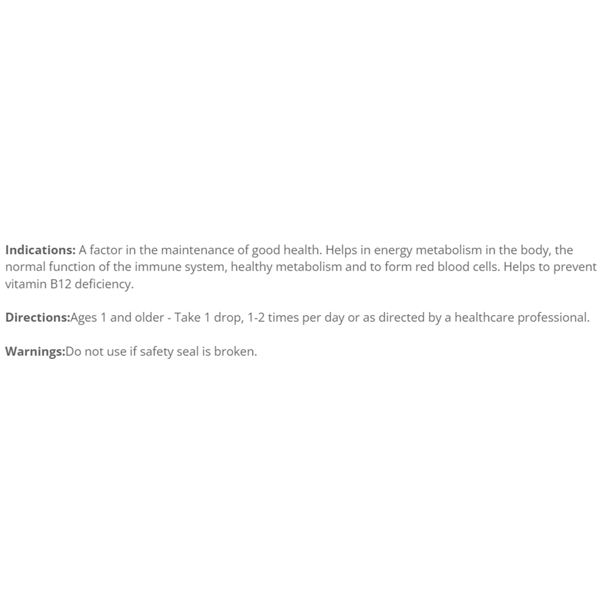 Cyto-Matrix - Cyto Matrix Cyto-B12 Drops 15mL – Wellness Market
