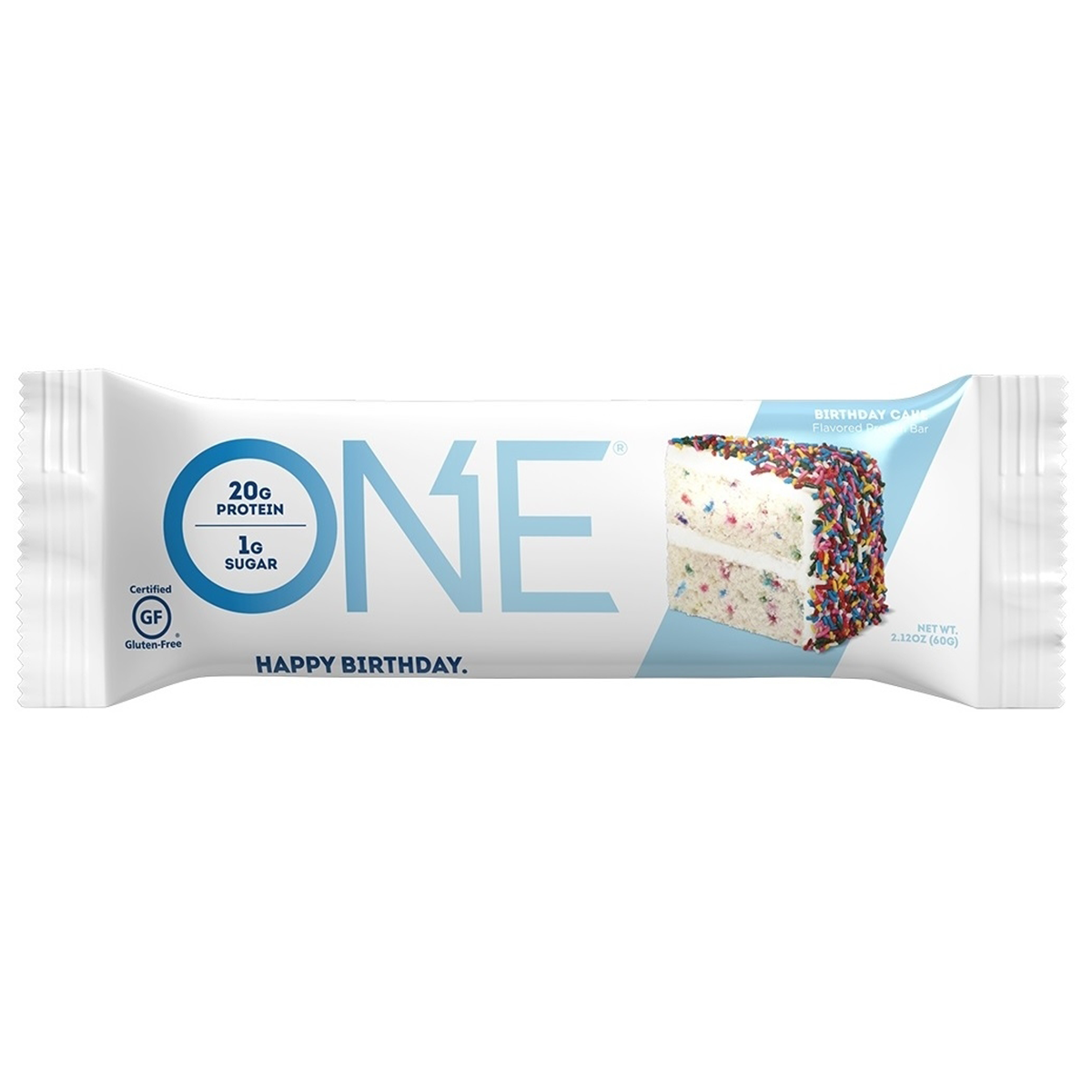 One Birthday Cake Protein Bar 60g – Wellness Market
