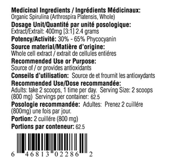 E3Live - Blue Majik Spirulina Powder 50g – Wellness Market