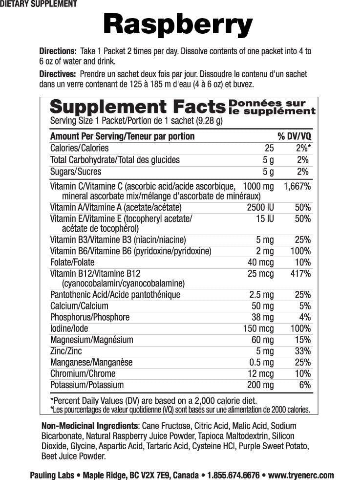Ener-C Vitamin C 1000mg- Raspberry 30 packets – Wellness Market