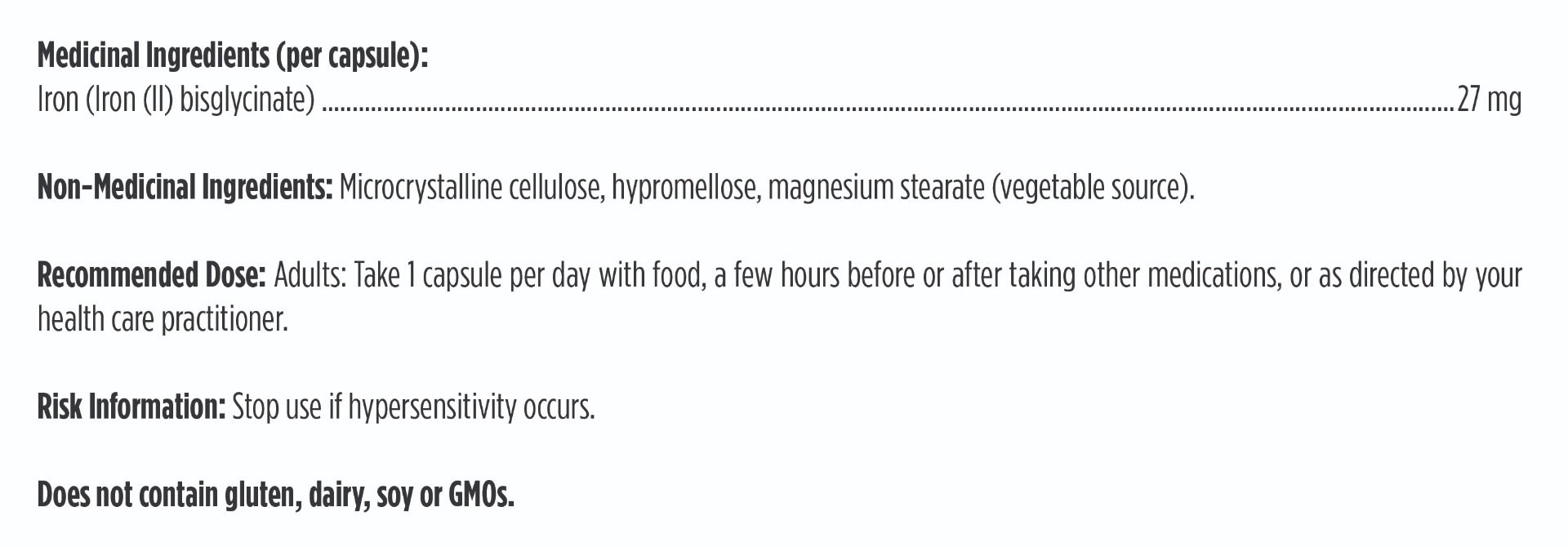 Designs for Health Ferrochel Iron Chelate 120 cap – Wellness Market