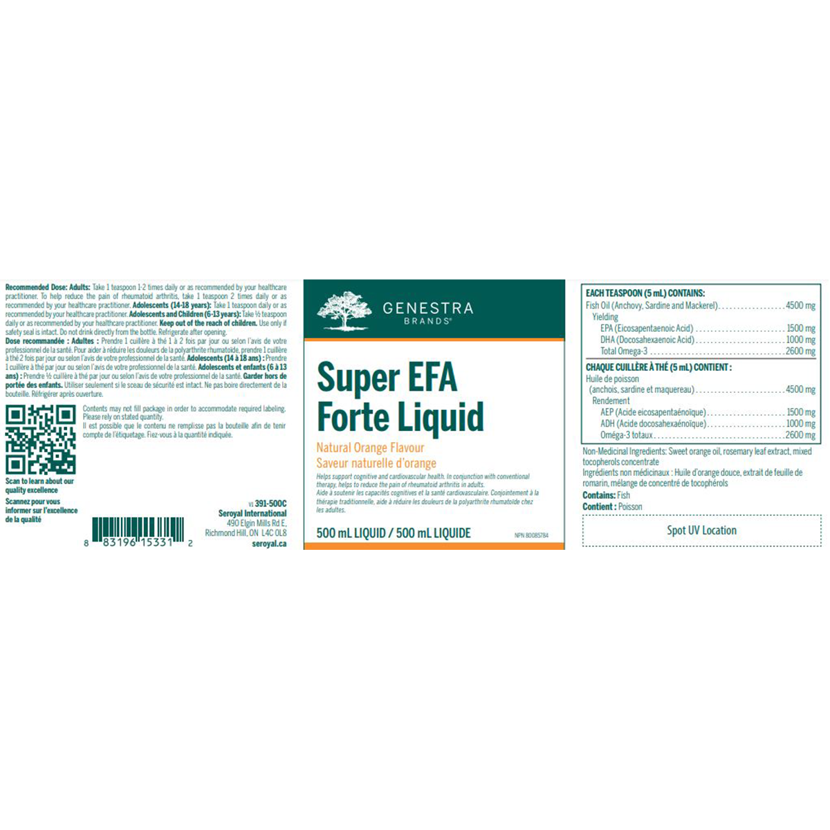 Genestra Super EFA Forte Liquid 200ml – Wellness Market