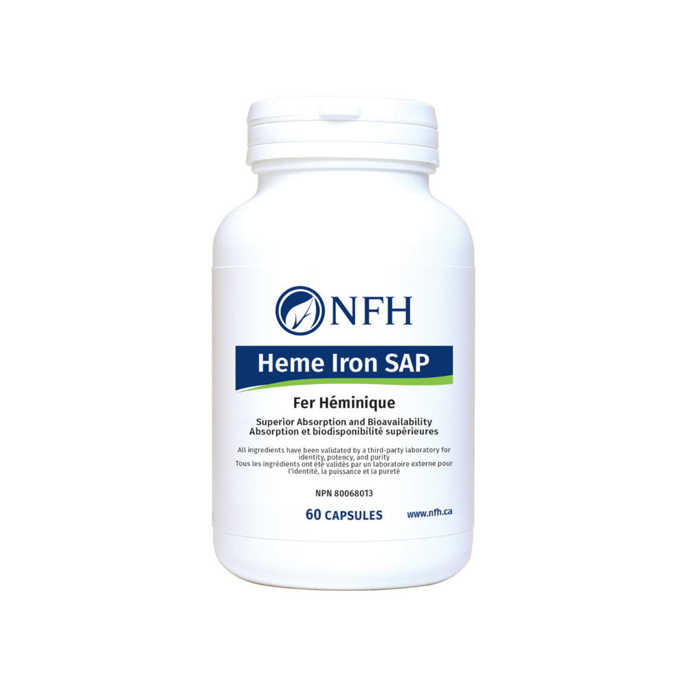 NFH Heme Iron SAP 60 caps – Wellness Market