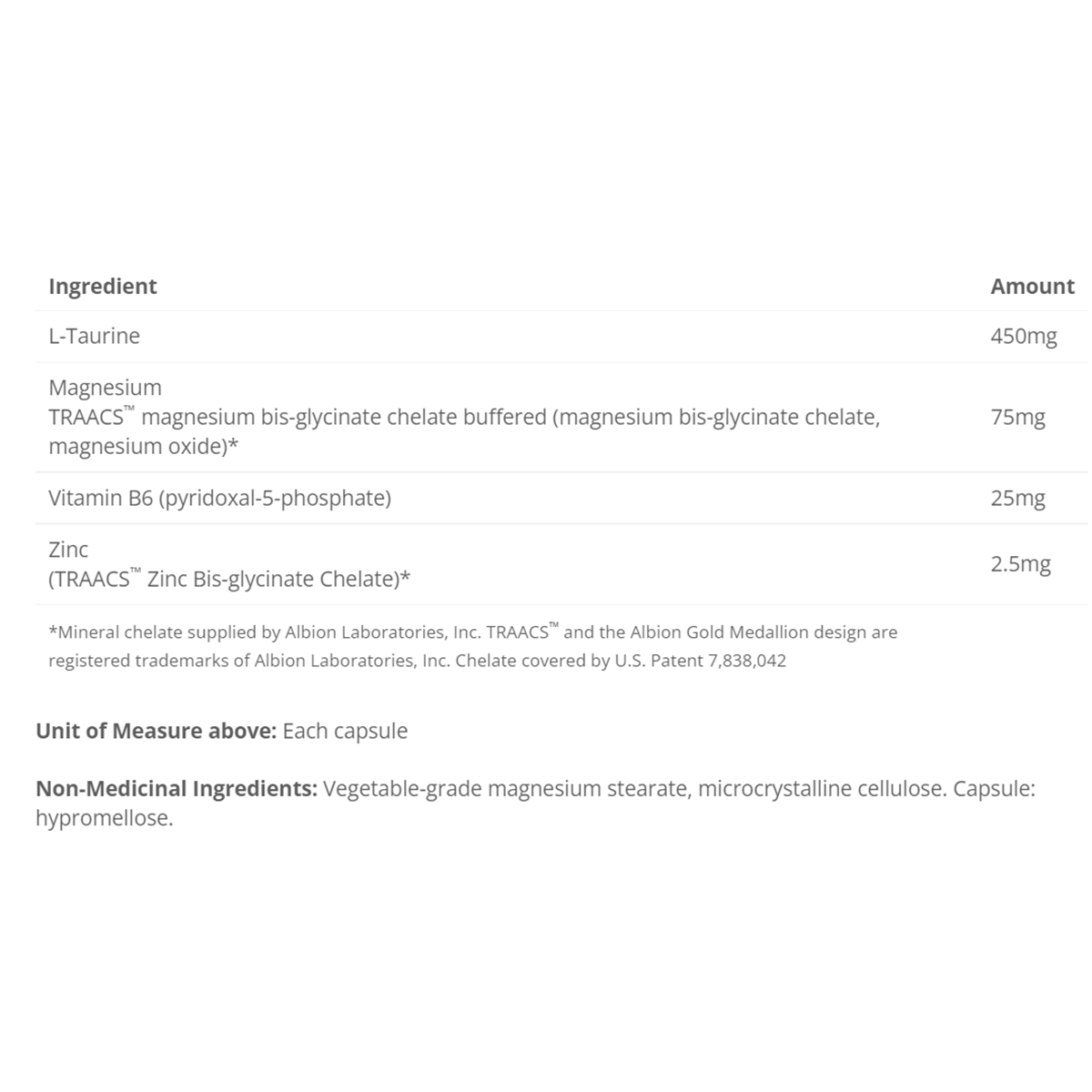 Cyto-Matrix - Cyto Matrix Mag Taurine Matrix 90 caps – Wellness Market