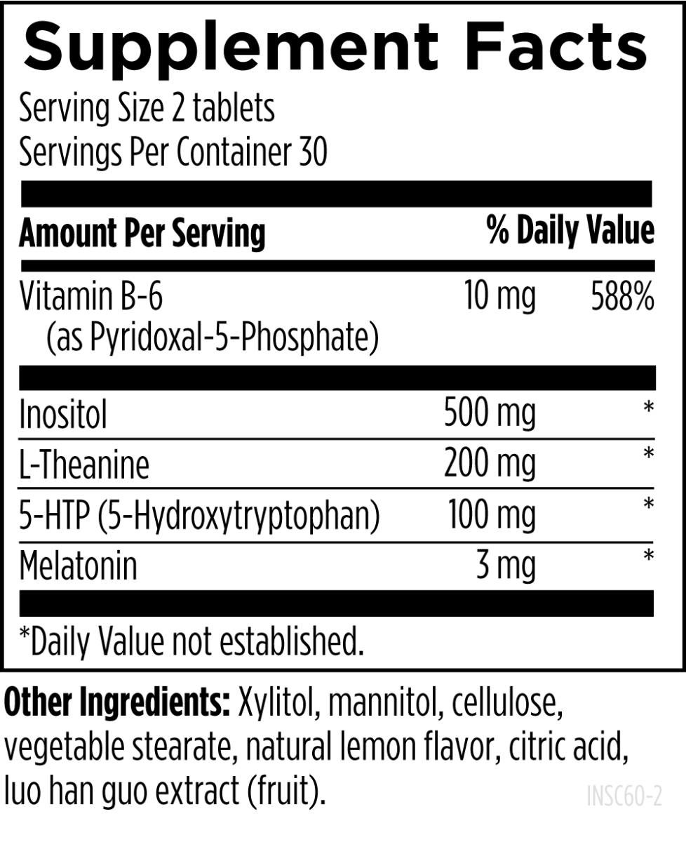 Insomnitol Chewables 60 tablets – Wellness Market
