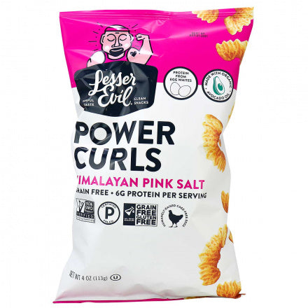 Lesser Evil Power Curls Himalayan Pink Salt 113g – Wellness Market