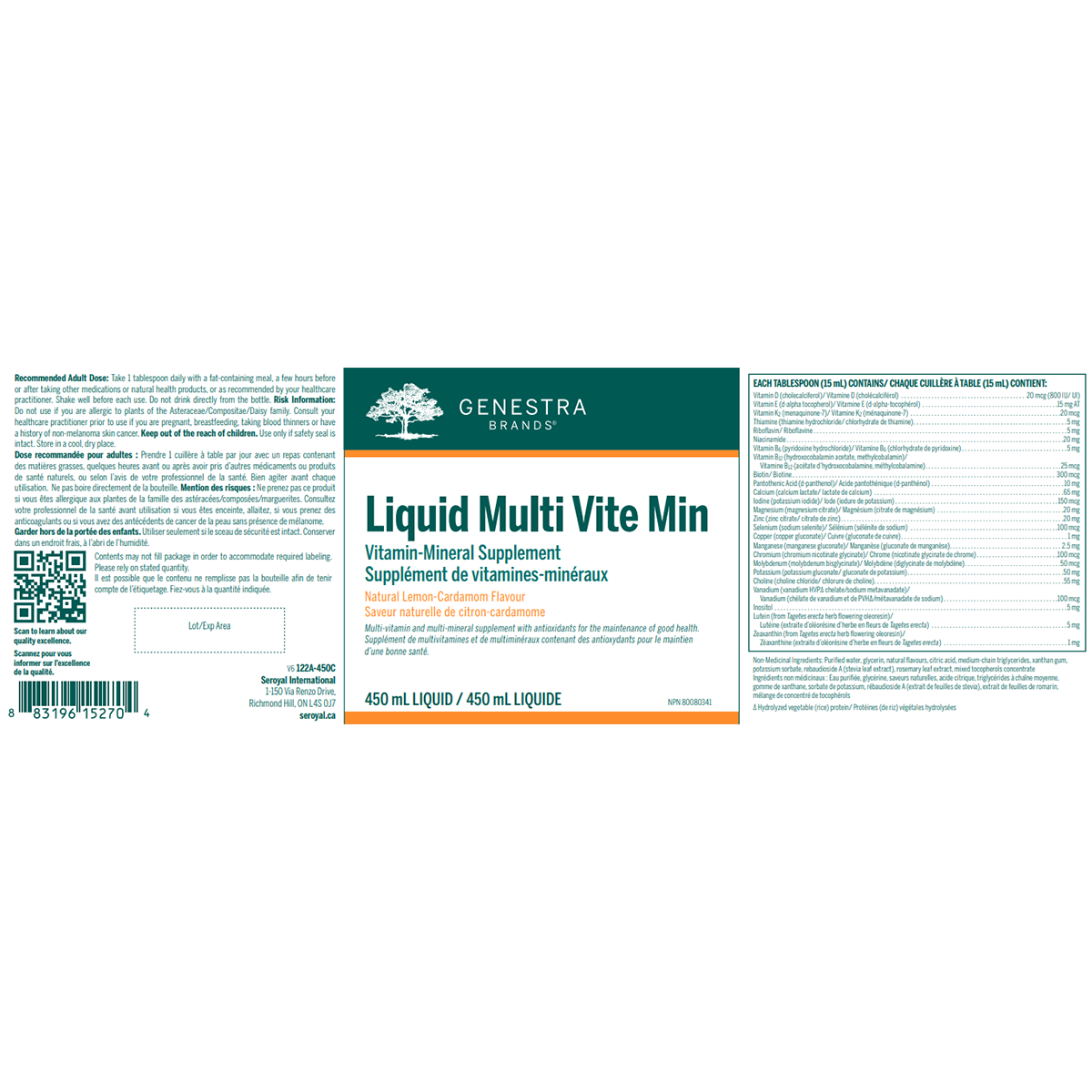 Liquid Multi Vite Min 450ml – Wellness Market