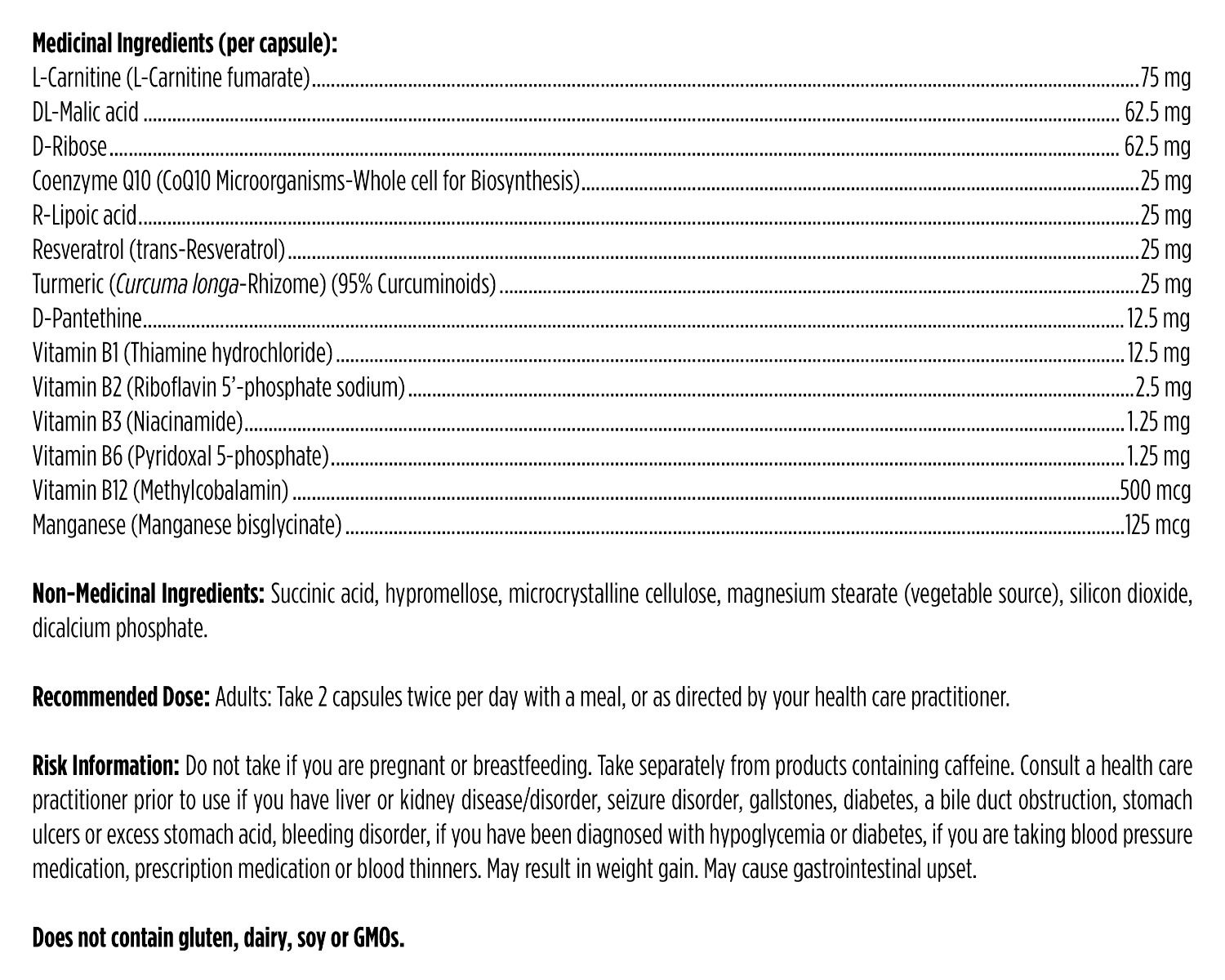 Designs for Health - Mitochondrial NRG 120 caps – Wellness Market