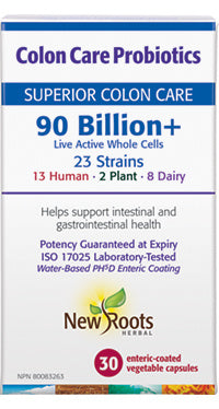 New Roots Colon Care Probiotics 90 Billion 30caps – Wellness Market
