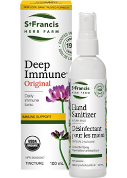 St Francis - Deep Immune 100ml + FREE Hand Sanitizer – Wellness Market