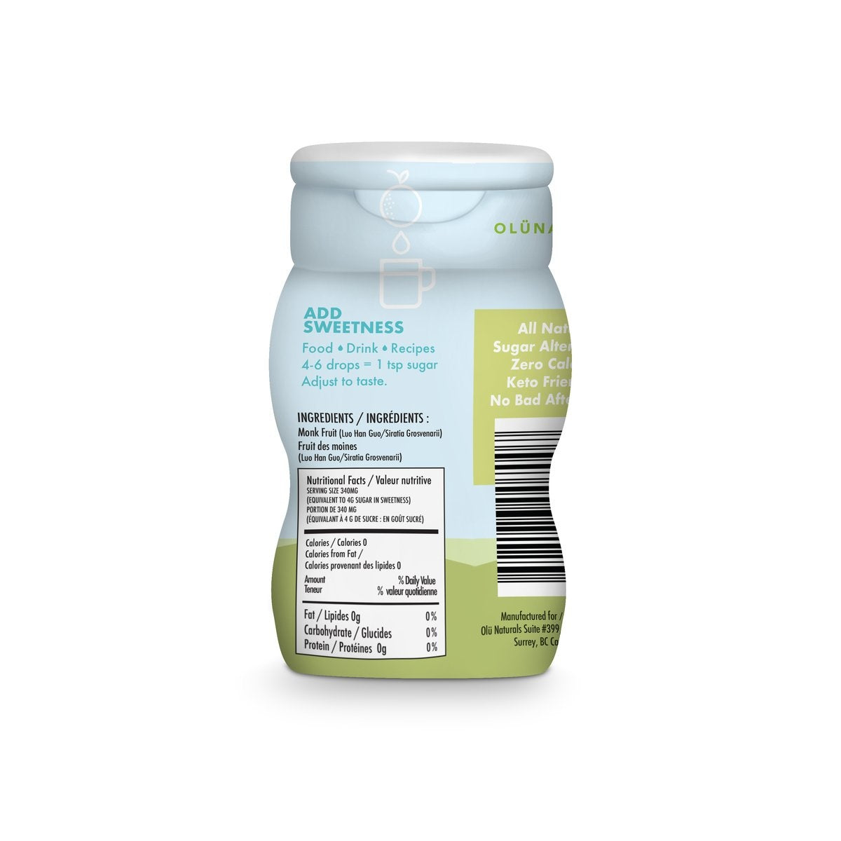 Liquid Monk Fruit Sweetener 150 servings – Wellness Market