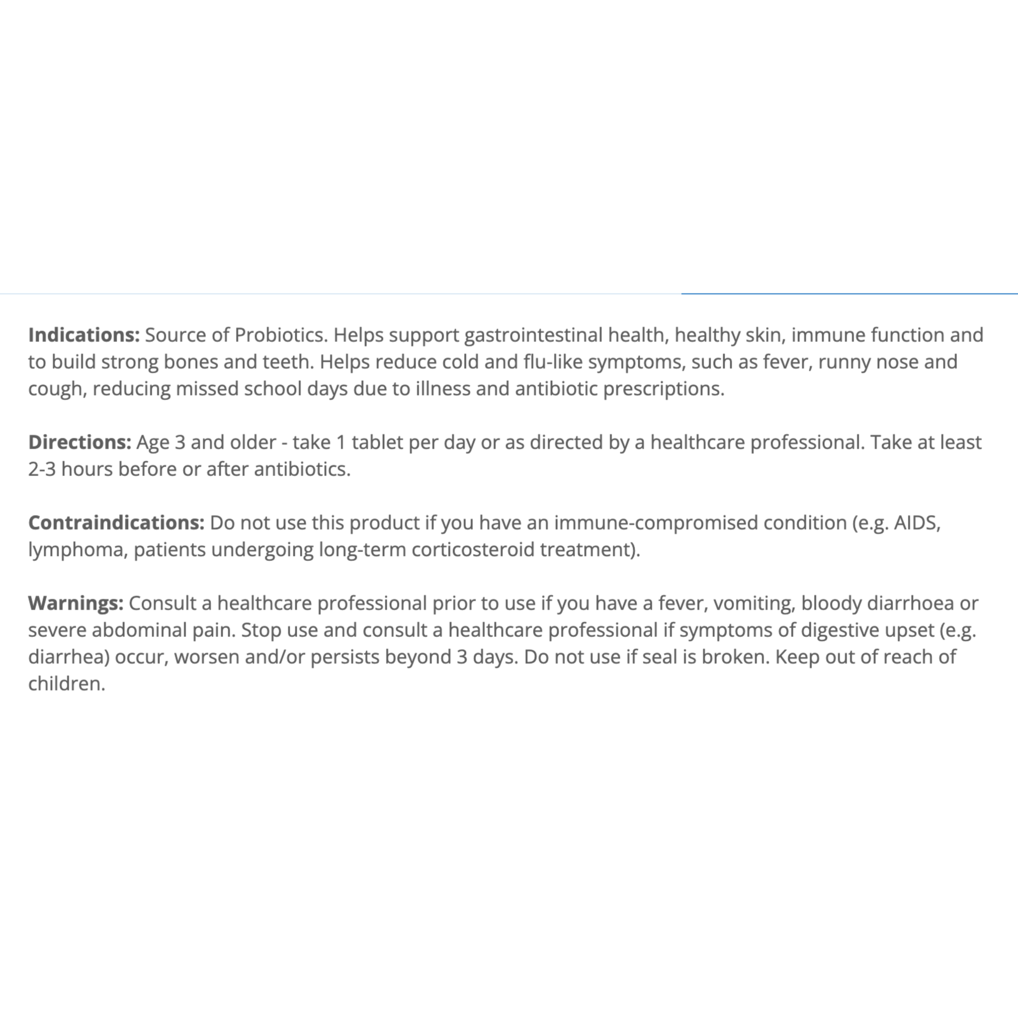 Cyto Matrix Flora-Matrix Kids chewable 60tabs – Wellness Market