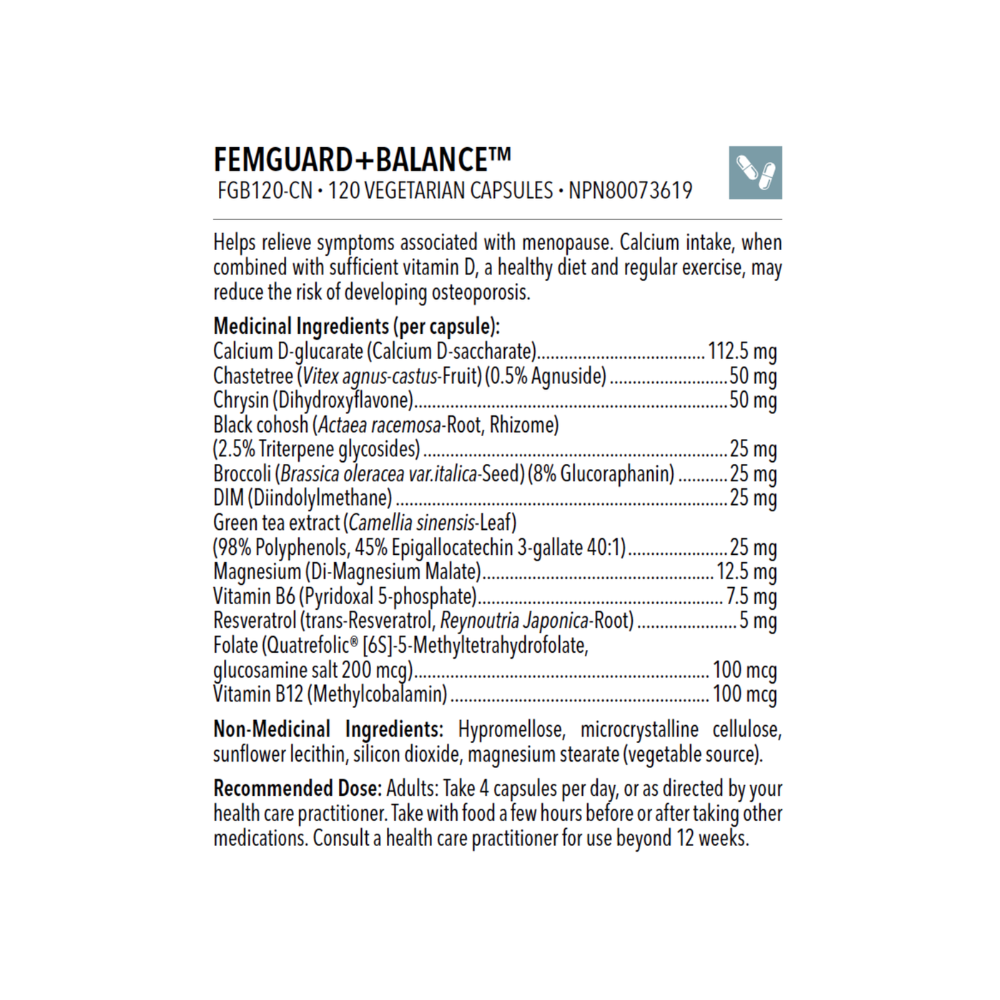 Designs For health Femguard + Balance 120caps – Wellness Market