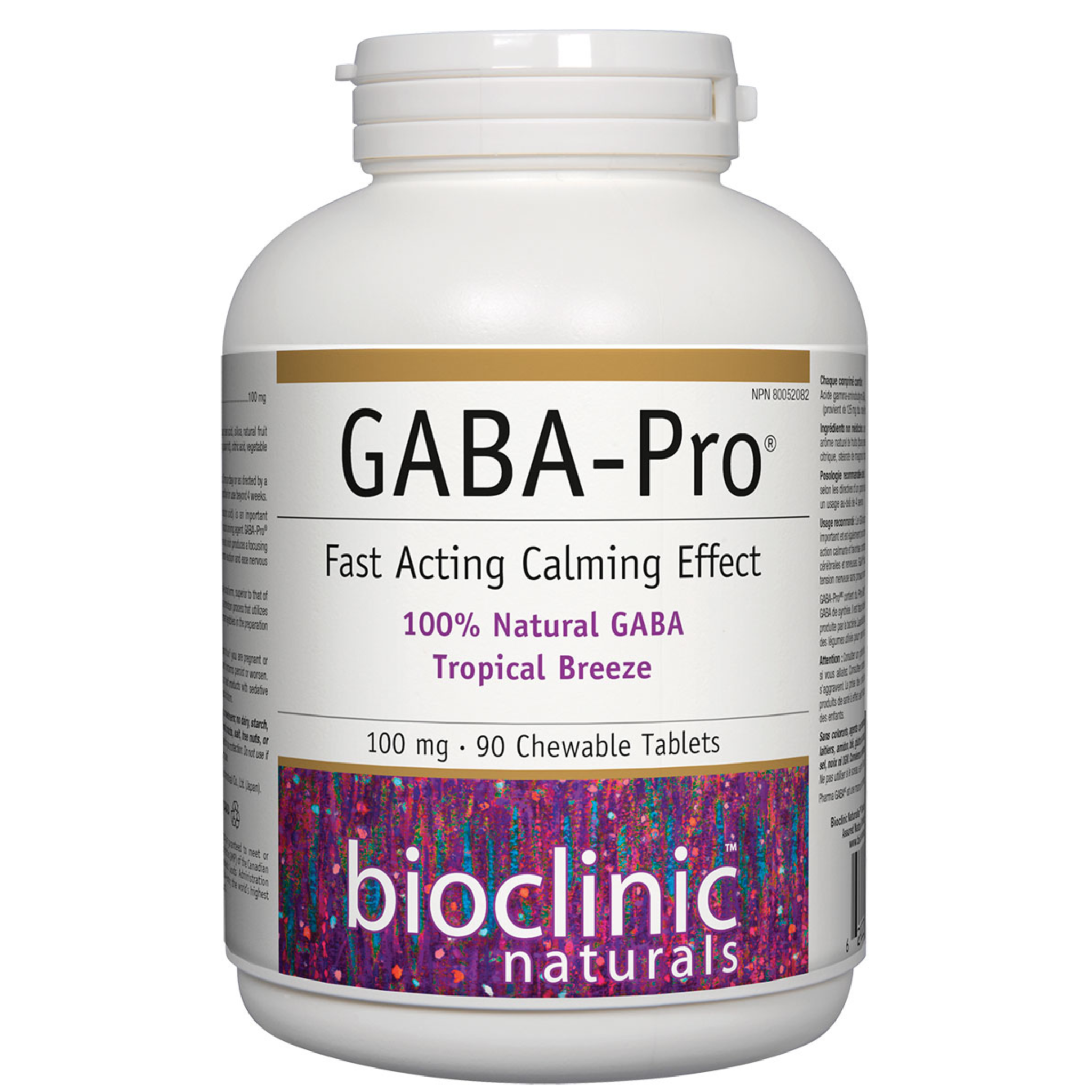 Bio Clinic Naturals GABA-Pro 100mg 90 tablets – Wellness Market