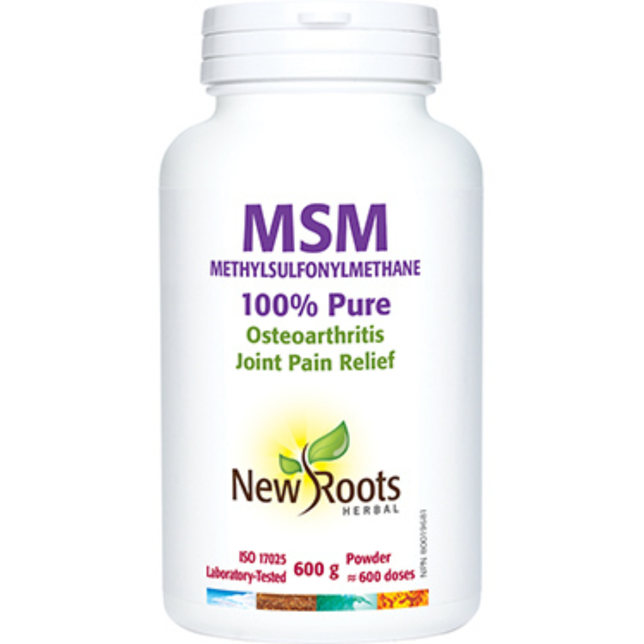 New Roots 100% MSM 600g – Wellness Market