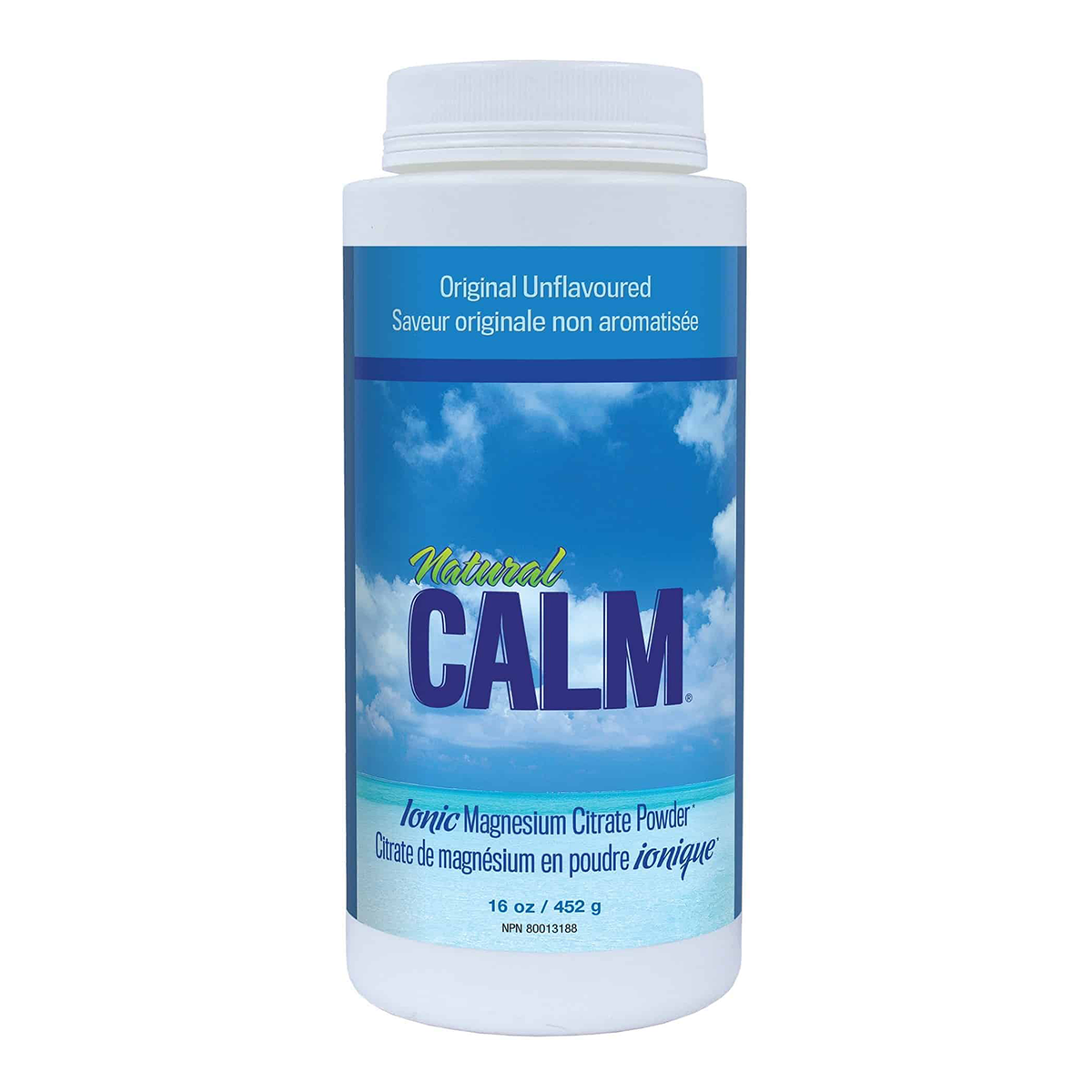 Natural Calm Magnesium Citrate Powder Original Unflavoured 16oz ...