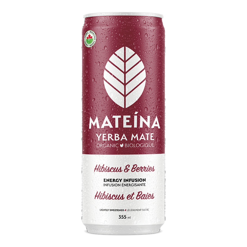Mateina Yerba Mate Hibiscus & Berries 355 ml – Wellness Market